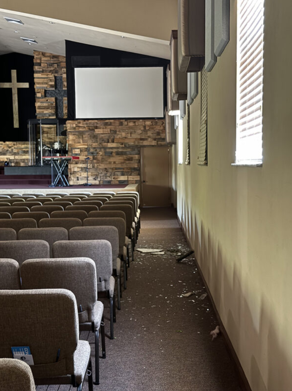 Tornado rips steeple off Pennsylvania church during worship service ...